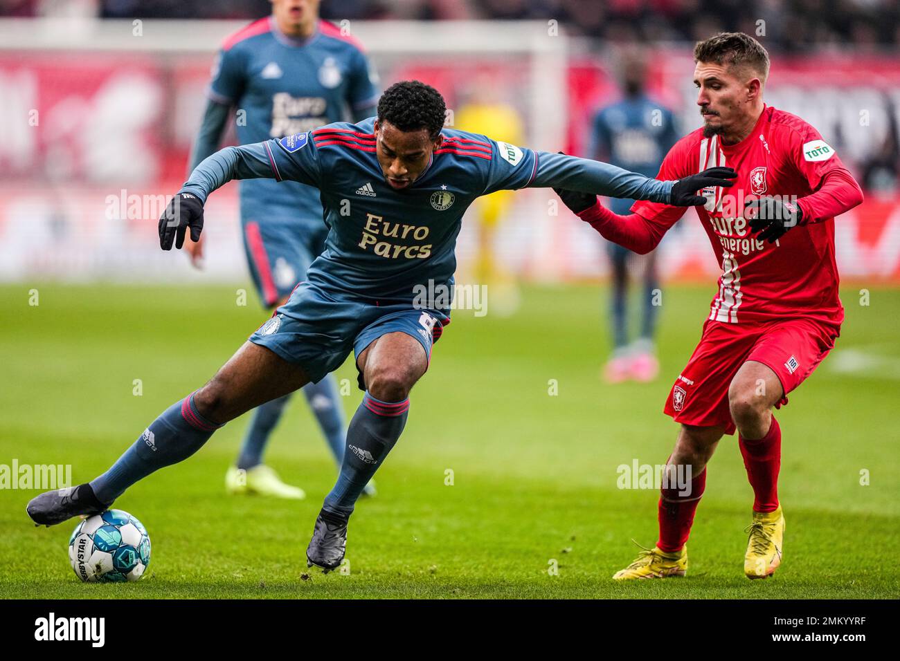 Enschede - Quinten Timber of Feyenoord, Michal Sadilek of FC Twente ...