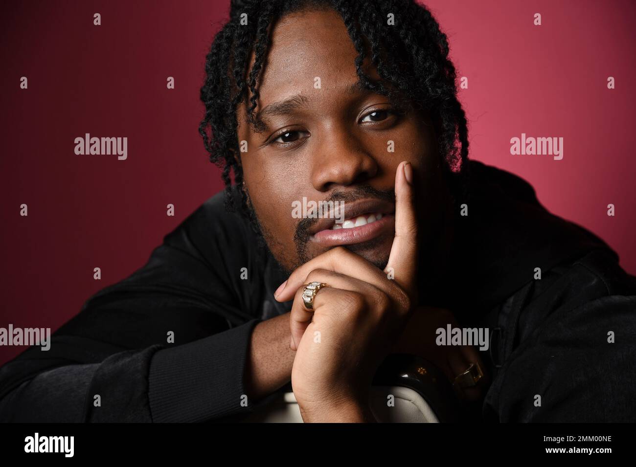 In this Nov. 30, 2018 photo, Shameik Moore, a cast member in "Spider ...