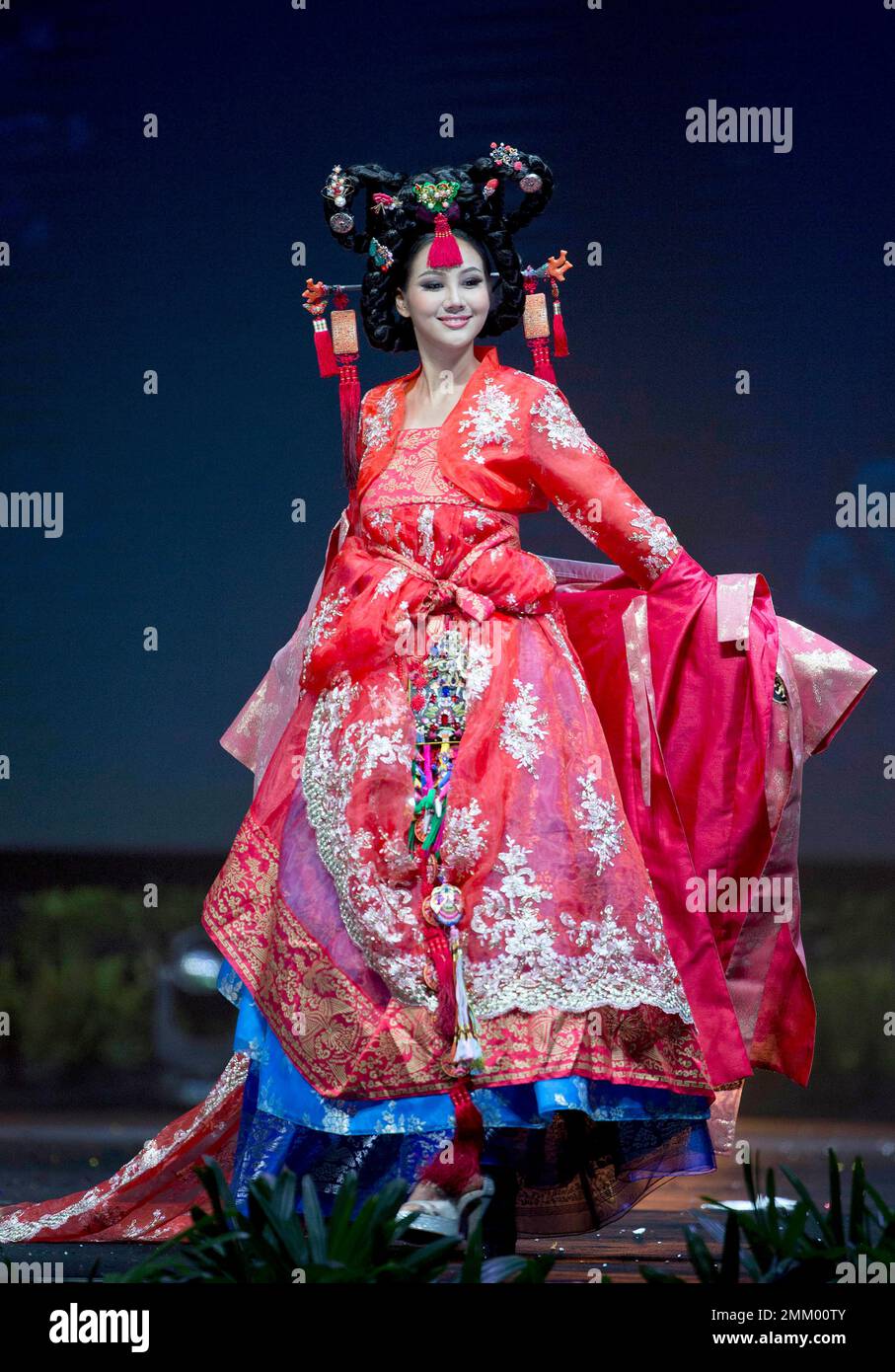 Miss Korea Ji Hyun Baek Displays Her Costume During Miss Universe