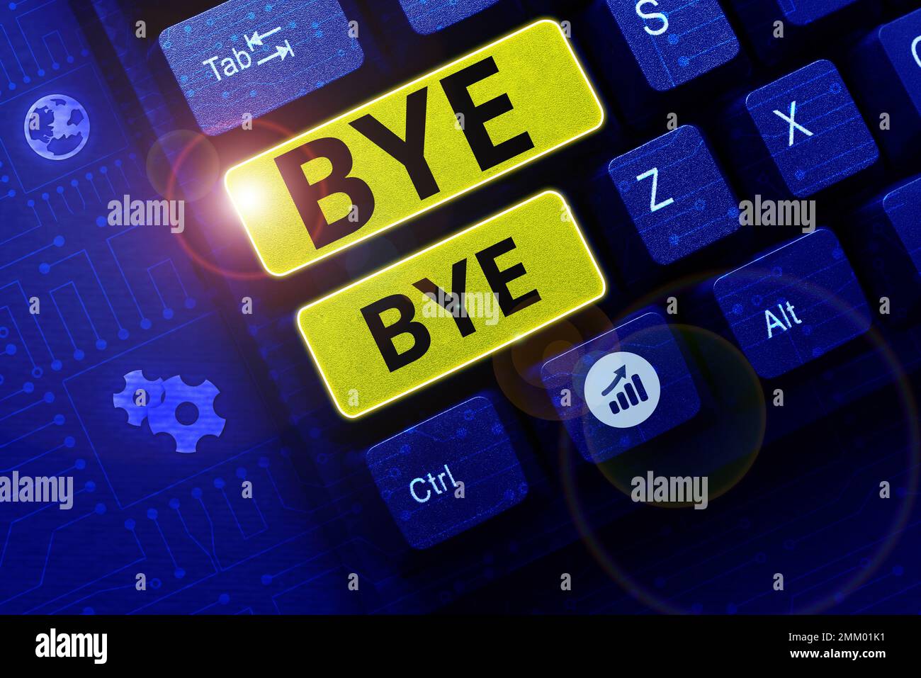 Conceptual display Bye Bye. Business approach Greeting for leaving ...