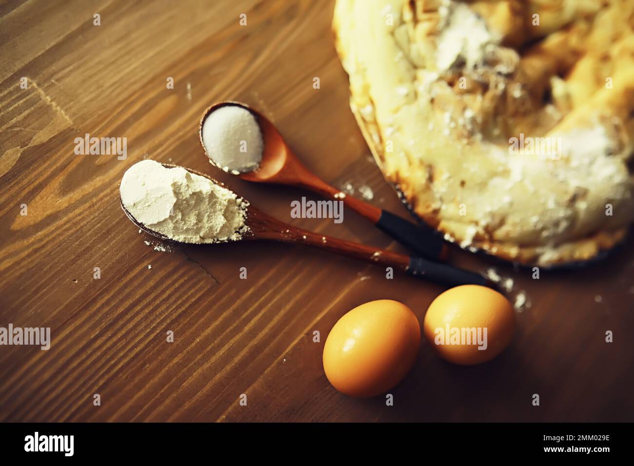 Lavash from whole grain durum flour. Handmade fresh pastries. Flour ...