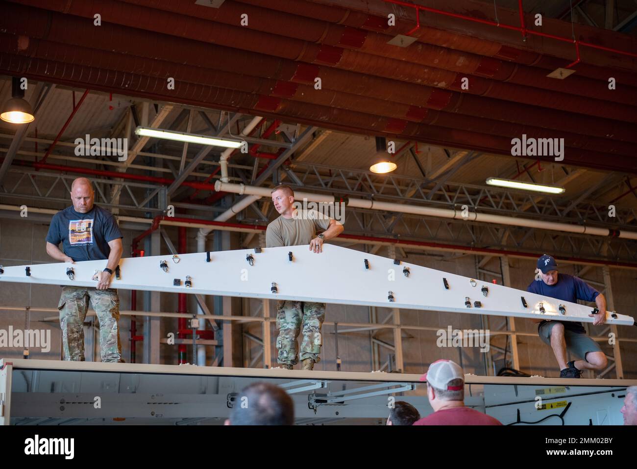U.S. Air Force Airmen from the 48th Fighter Wing, civilian employees ...