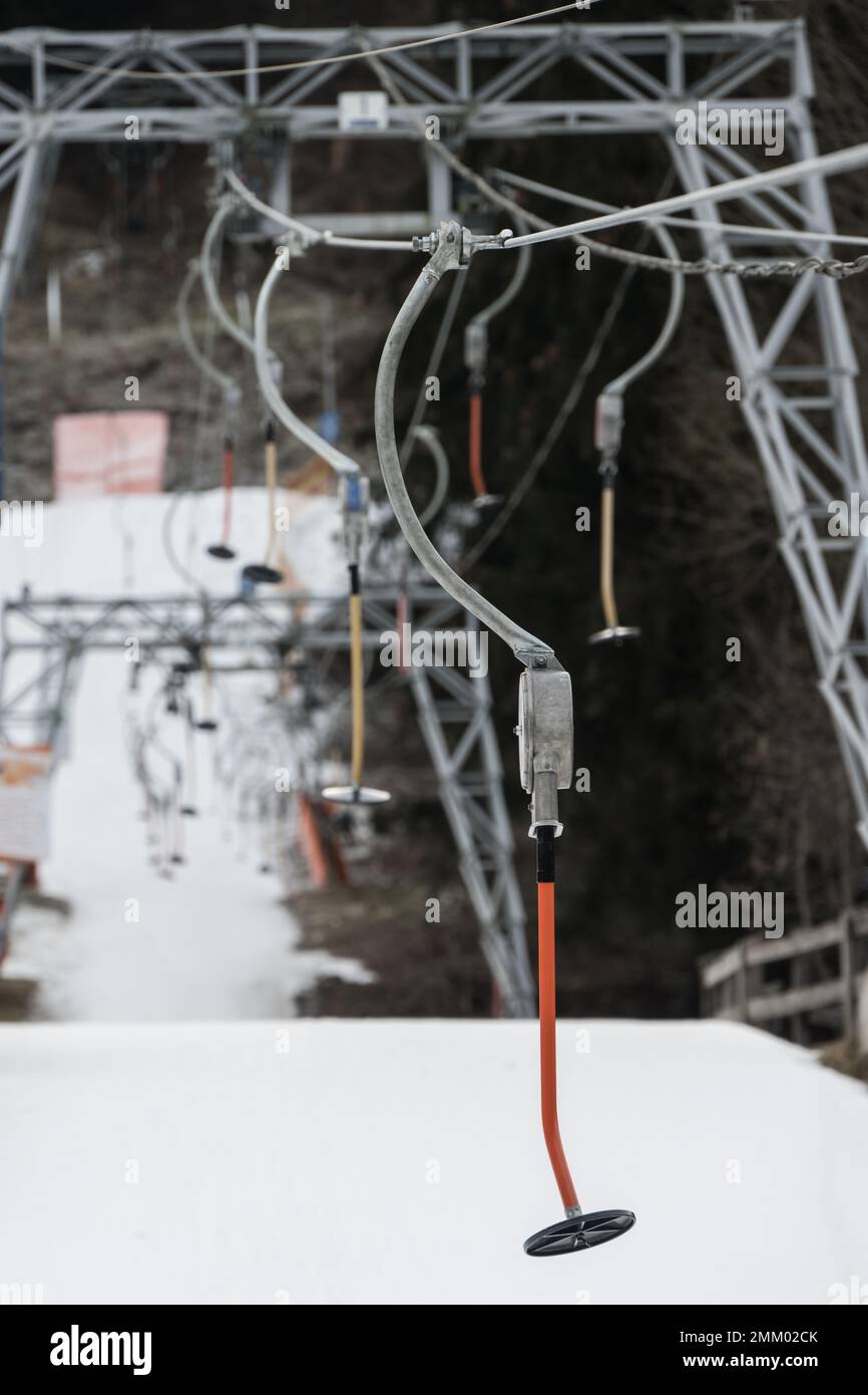 T bar lift hi-res stock photography and images - Alamy