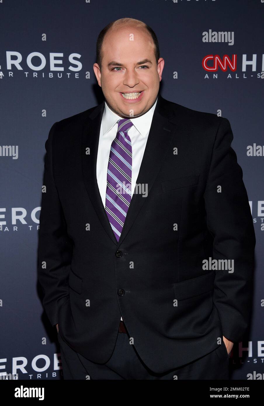 CNN anchor Brian Stelter attends the 12th annual CNN Heroes: An All-Star Tribute at the American ...