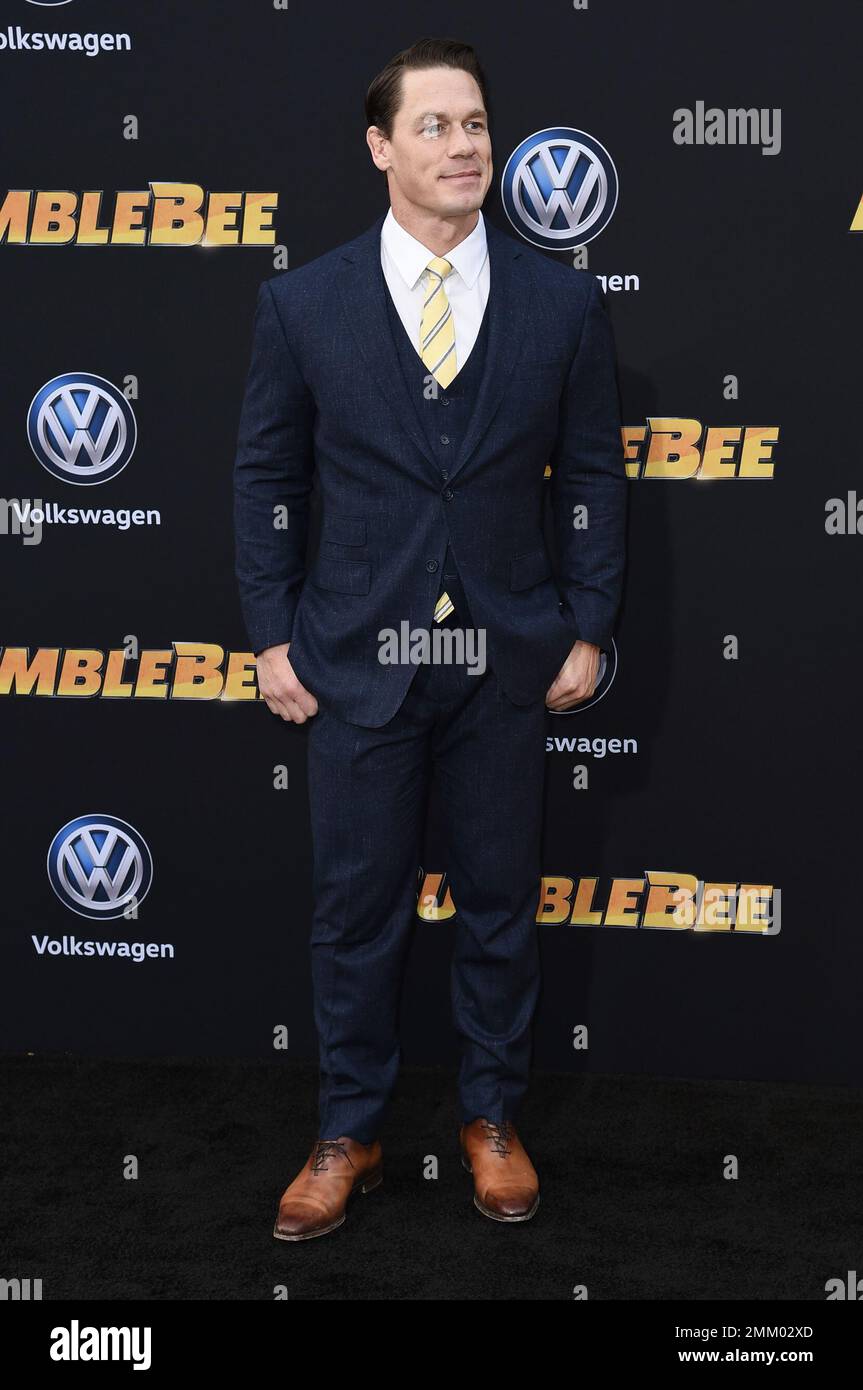 John Cena attends the LA premiere of "Bumblebee" at TCL Chinese Theatre ...