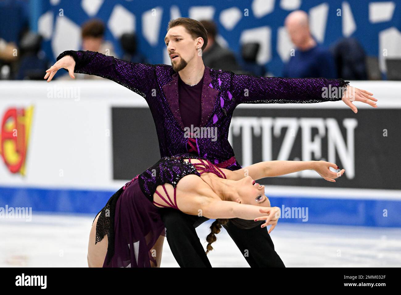 Espoo, Finland. 28th Jan, 2023. Aurelija IPOLITO & Luke RUSSELL (LAT ...