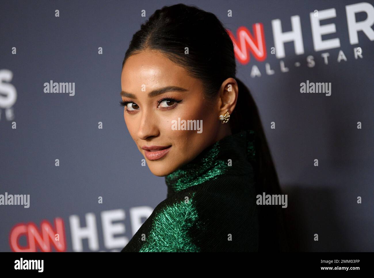 Actress Shay Mitchell attends the 12th annual CNN Heroes: An All-Star Tribute at the American ...