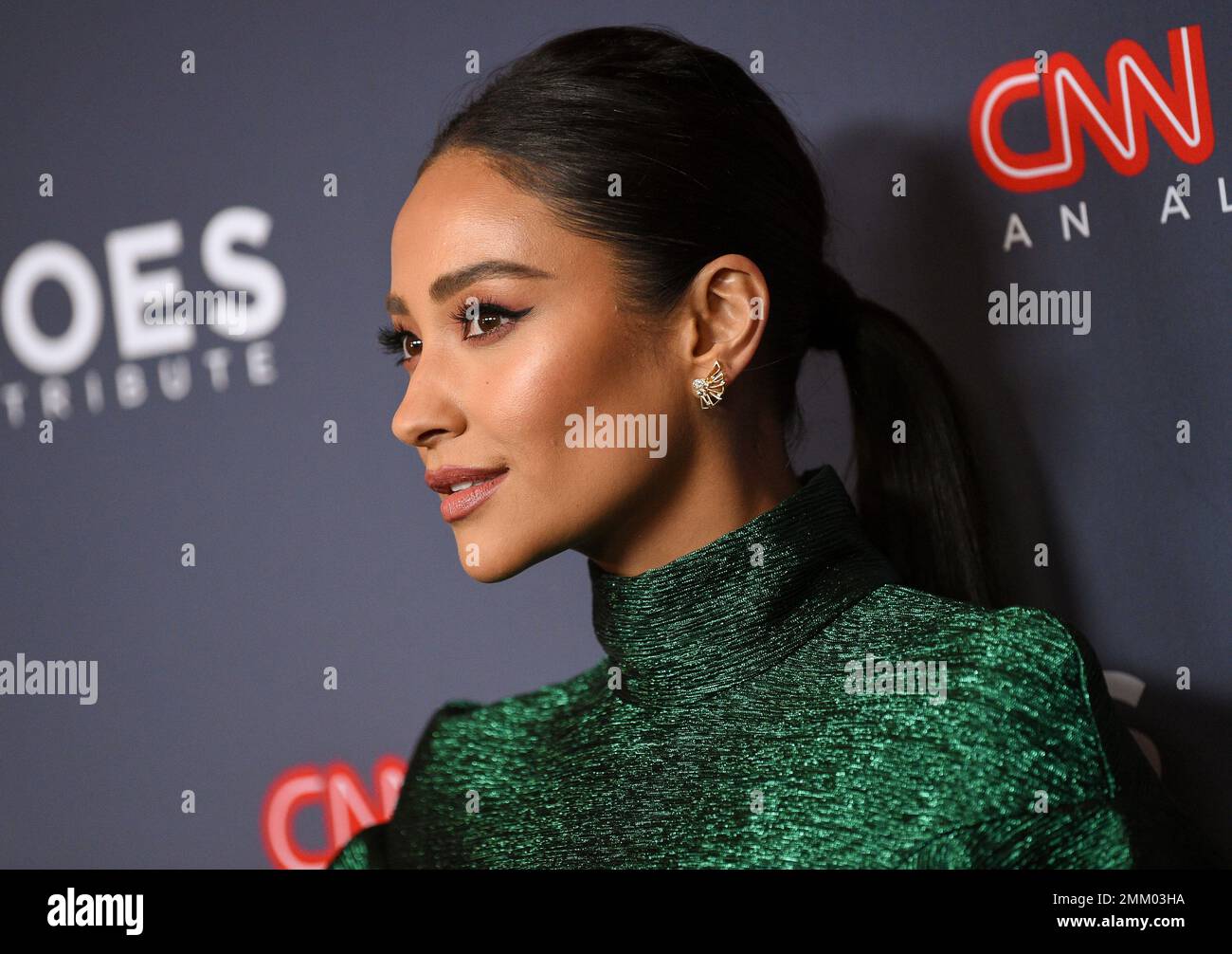 Actress Shay Mitchell attends the 12th annual CNN Heroes: An All-Star Tribute at the American ...