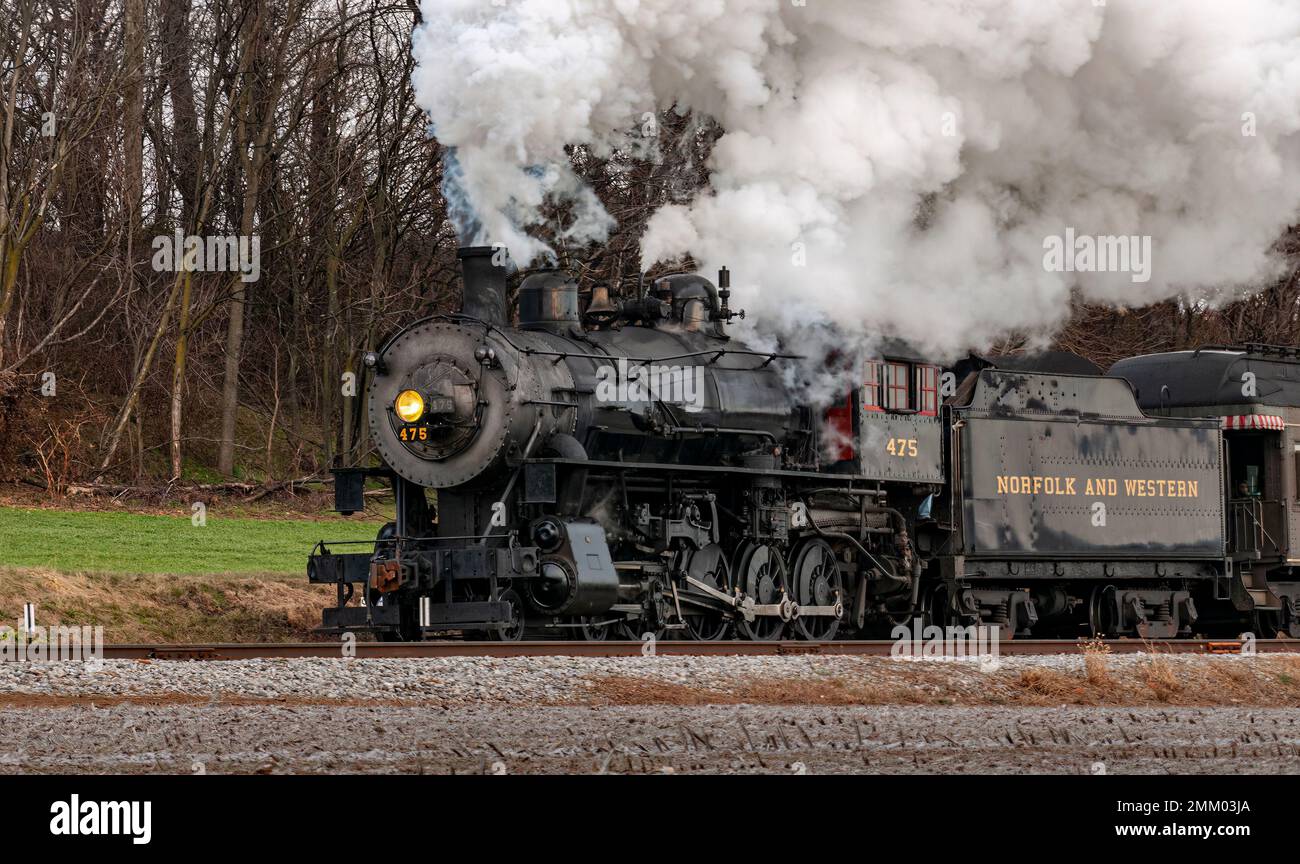Bell steam train on railroad hi-res stock photography and images - Alamy