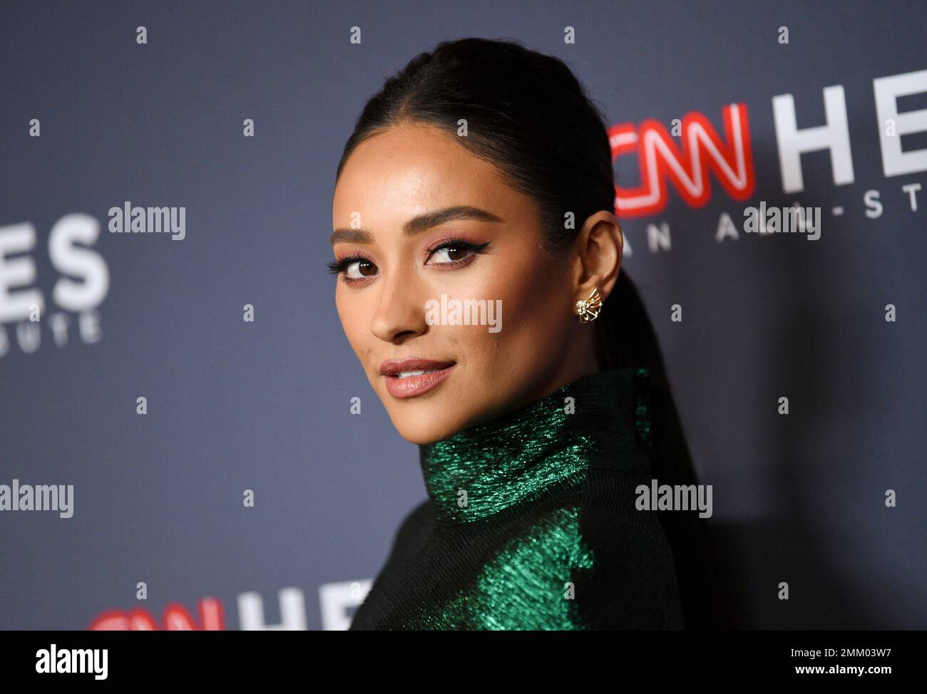 Actress Shay Mitchell attends the 12th annual CNN Heroes: An All-Star Tribute at the American ...