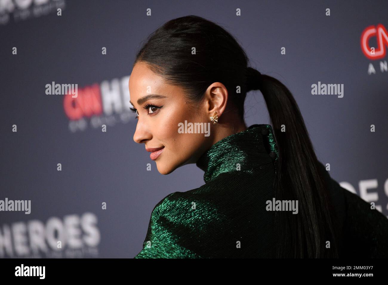 Actress Shay Mitchell attends the 12th annual CNN Heroes: An All-Star Tribute at the American ...