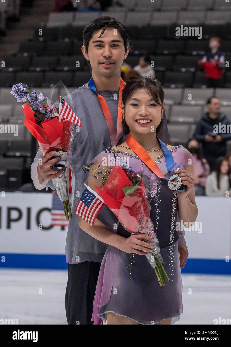 San Jose, USA. 28th Jan, 2023. Emily Chan and Spencer Howe won the ...