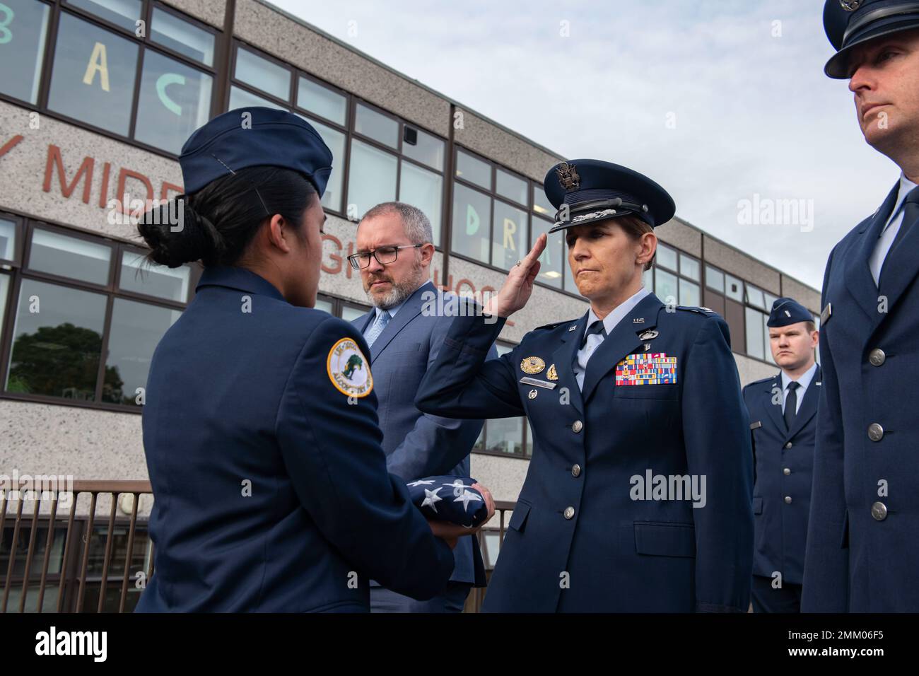 An Alconbury Middle High School Junior Reserve Officer Training Corps ...