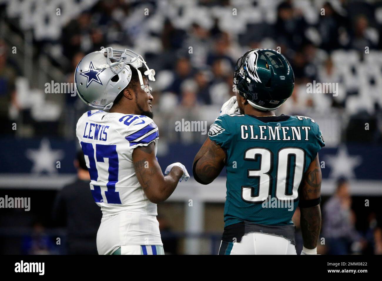 Dallas Cowboys' Jourdan Lewis (27) and Philadelphia Eagles' Corey ...