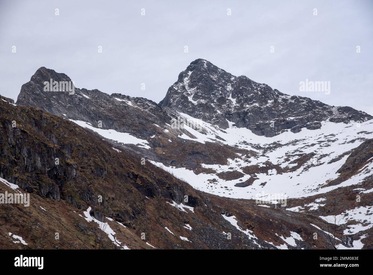 Hastvatnet on Norway's second largest island Senja in the Northernmost ...