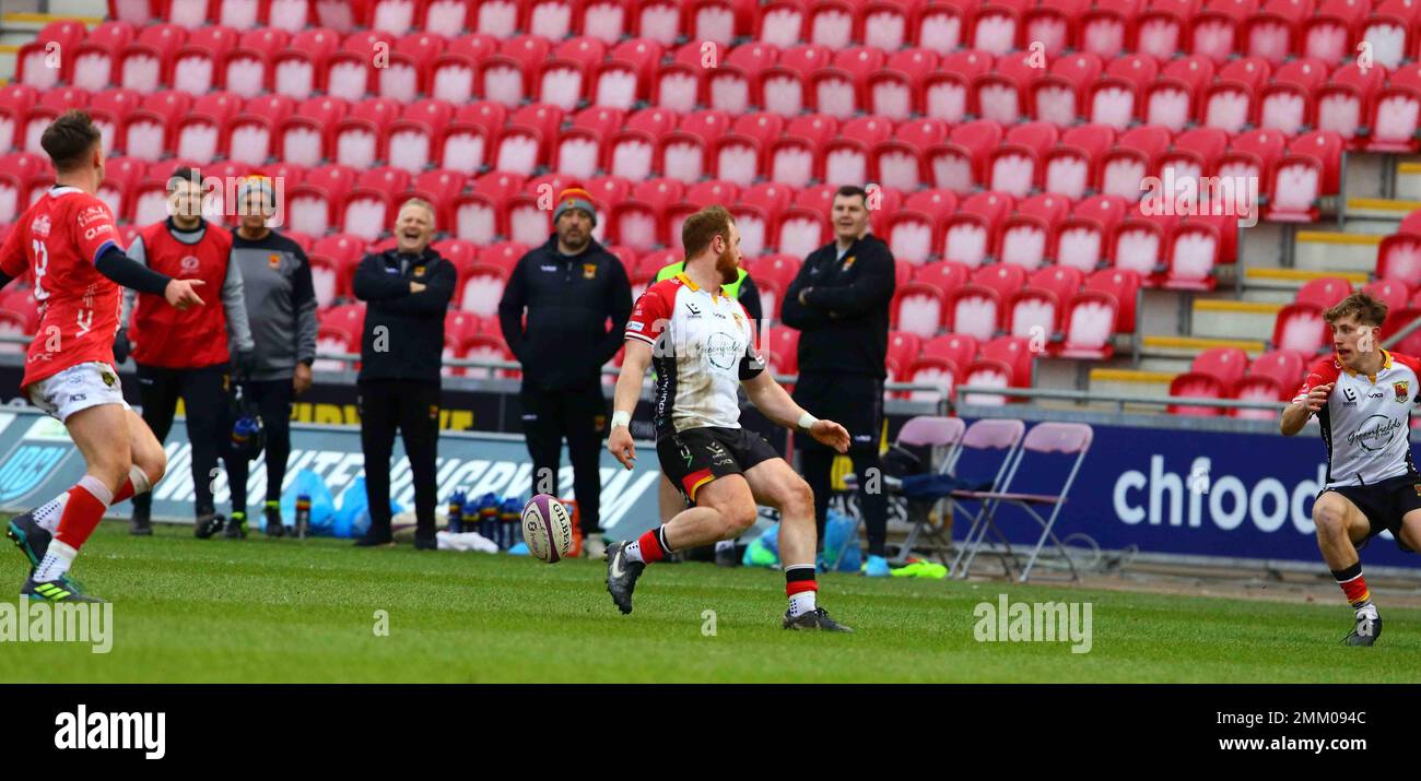 Llanelli RFC v Carmarthen Quins RFC Indigo Prem 2023 Stock Photo - Alamy