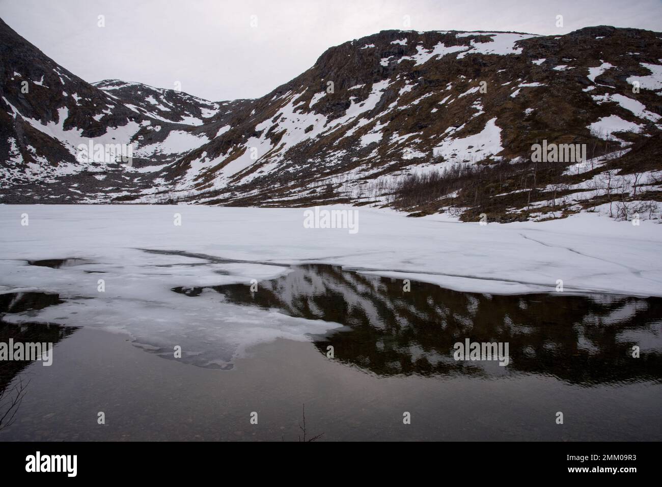Hastvatnet on Norway's second largest island Senja in the Northernmost ...