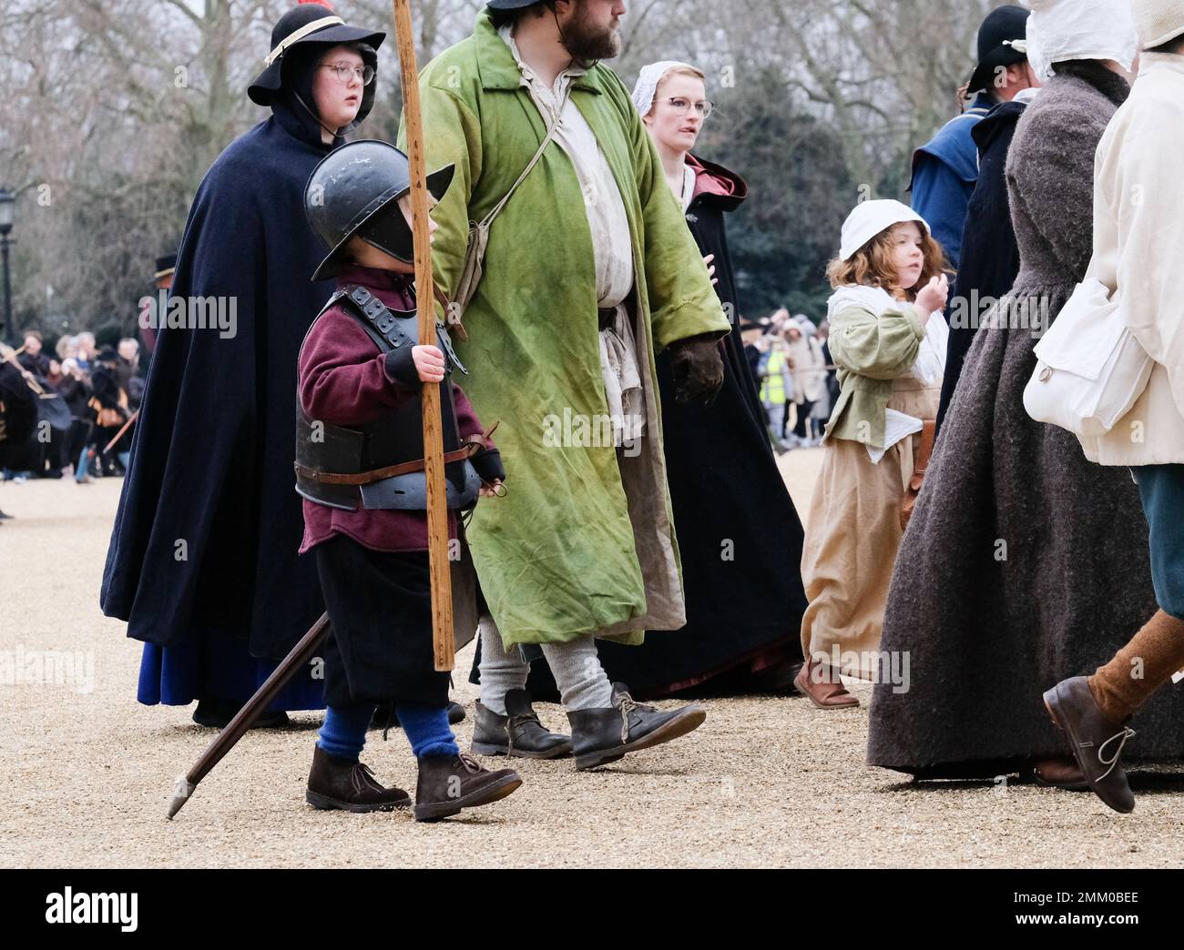 London, UK. 29th Jan 2023. The King's Army, the royalist section of the ...