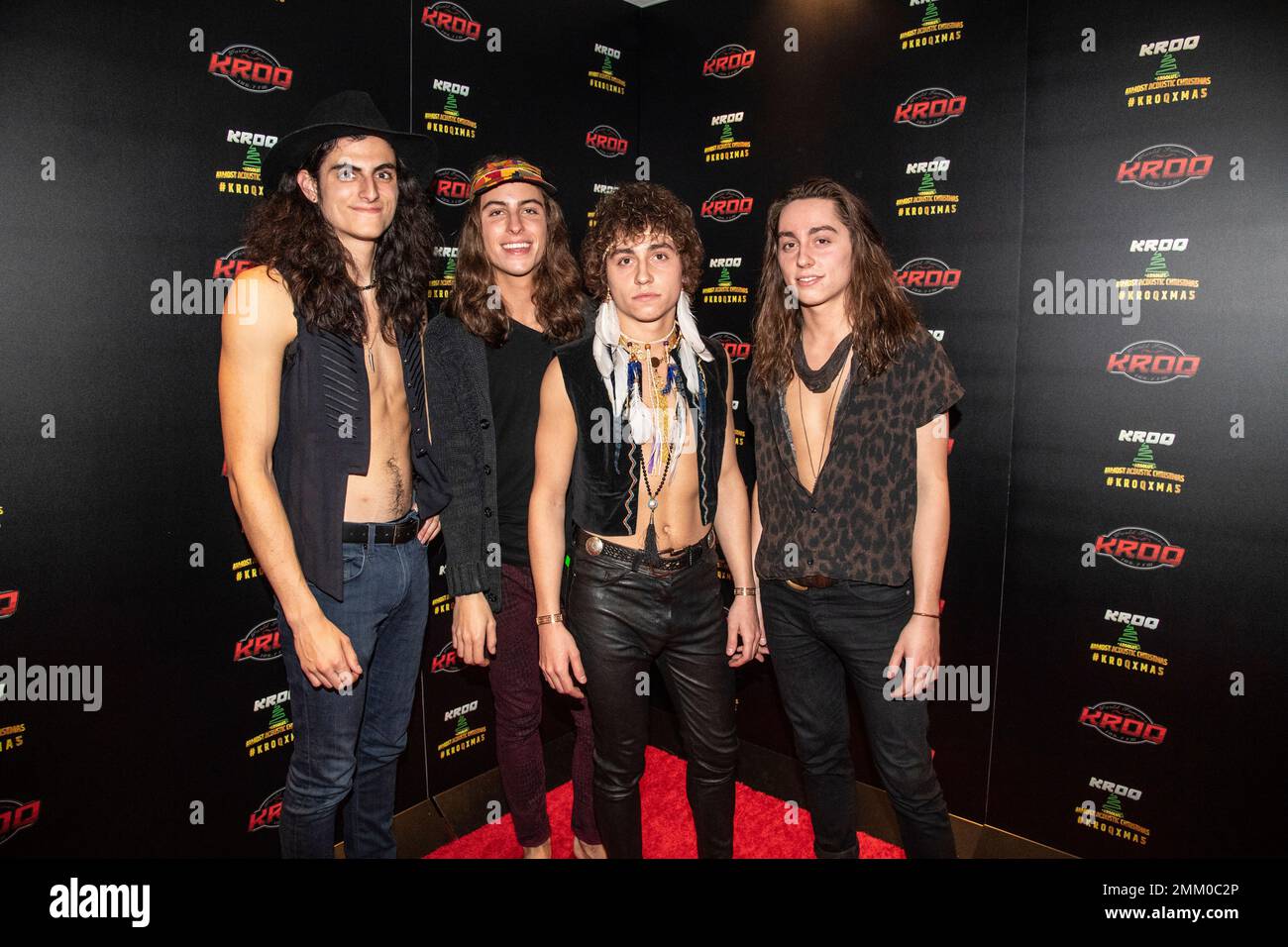 Danny Wagner, from left, Sam Kiszka, Josh Kiszka, and Jake Kiszka of ...