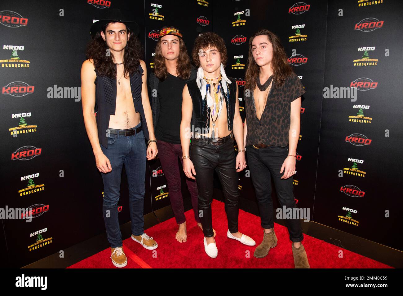 Danny Wagner, from left, Sam Kiszka, Josh Kiszka, and Jake Kiszka of ...