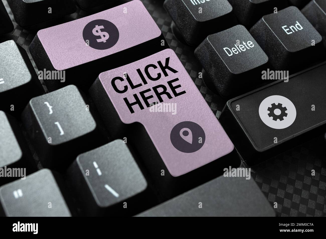 Inspiration showing sign Click Here. Business overview carry out a ...