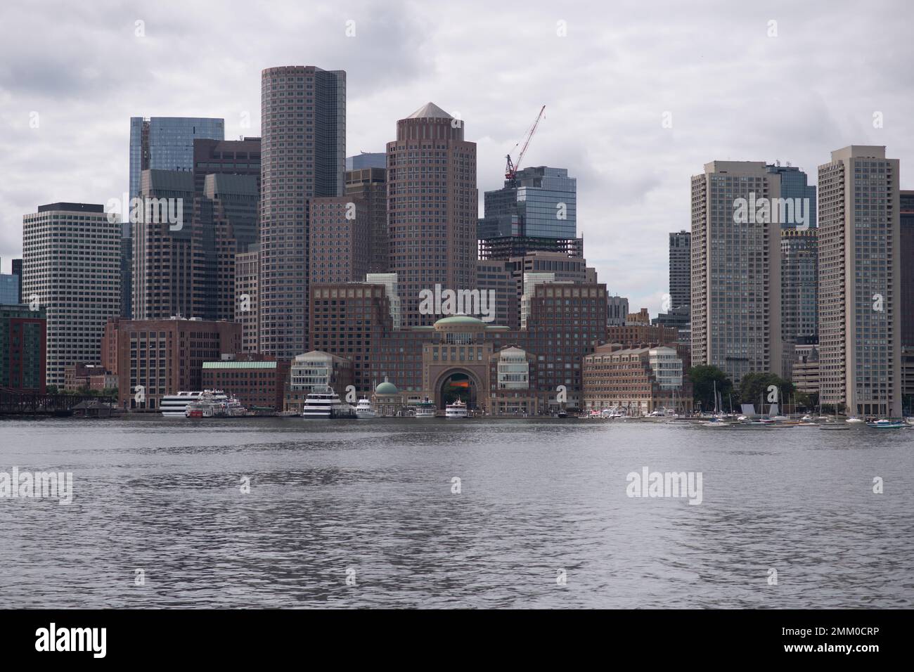 Boston is seen from USCGC Bear (WMEC 901), Massachusetts, Sep. 12, 2022 ...