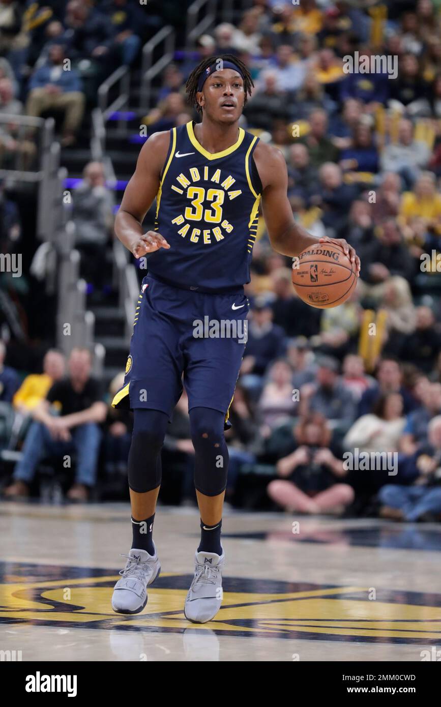 Indiana Pacers center Myles Turner (33) during the second half of an ...