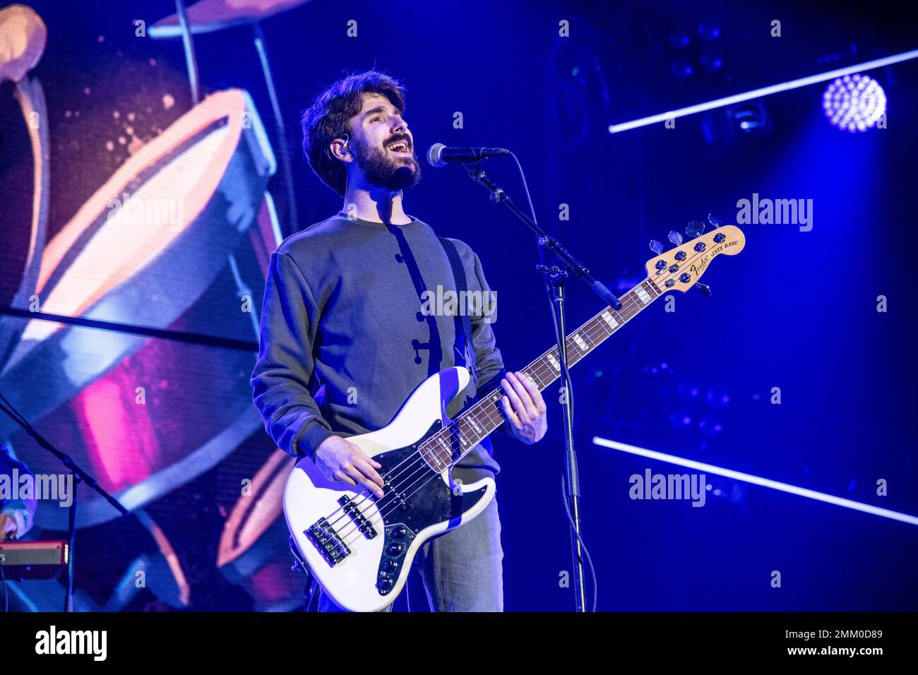 Adam Brett Met of AJR performs at the 2018 KROQ Absolut Almost Acoustic ...