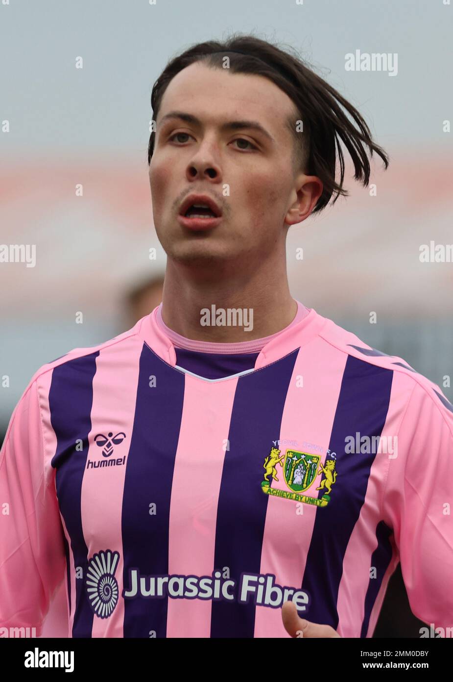 Jack Clarke (on loan from Chesterfield) of Yeovil Town during National ...