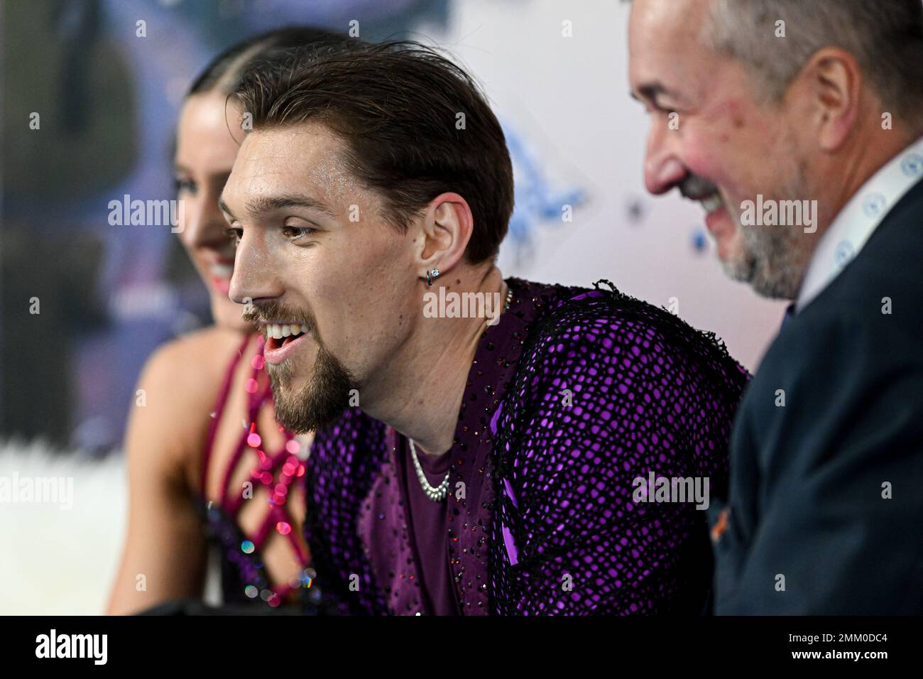 Espoo, Finland. 28th Jan, 2023. Aurelija IPOLITO & Luke RUSSELL (LAT ...