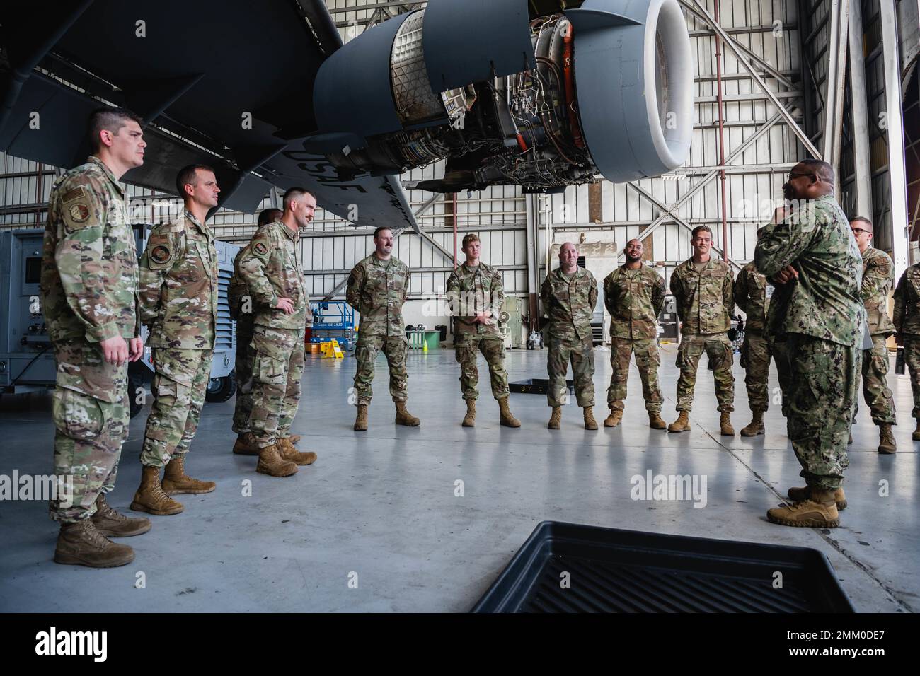 U.S. Navy Fleet Master Chief Donald O. Myrick, command senior enlisted ...