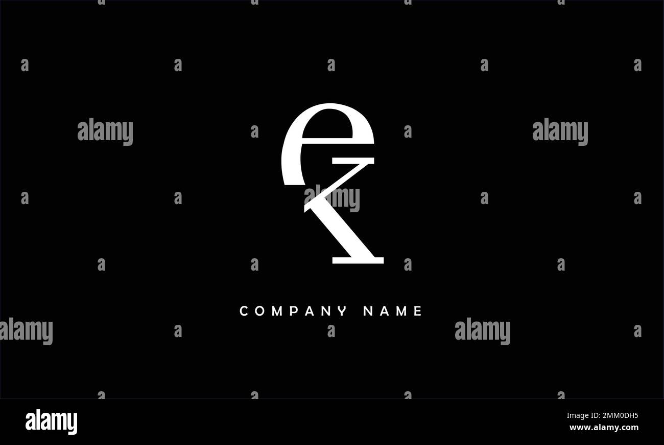 KE, EK Abstract Letters Logo Monogram Stock Vector Image & Art - Alamy