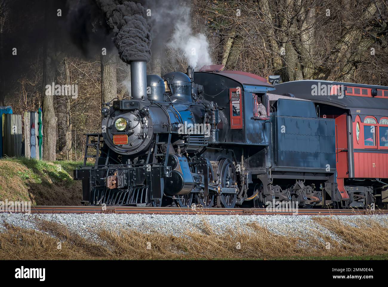 Bell steam train on railroad hi-res stock photography and images - Alamy
