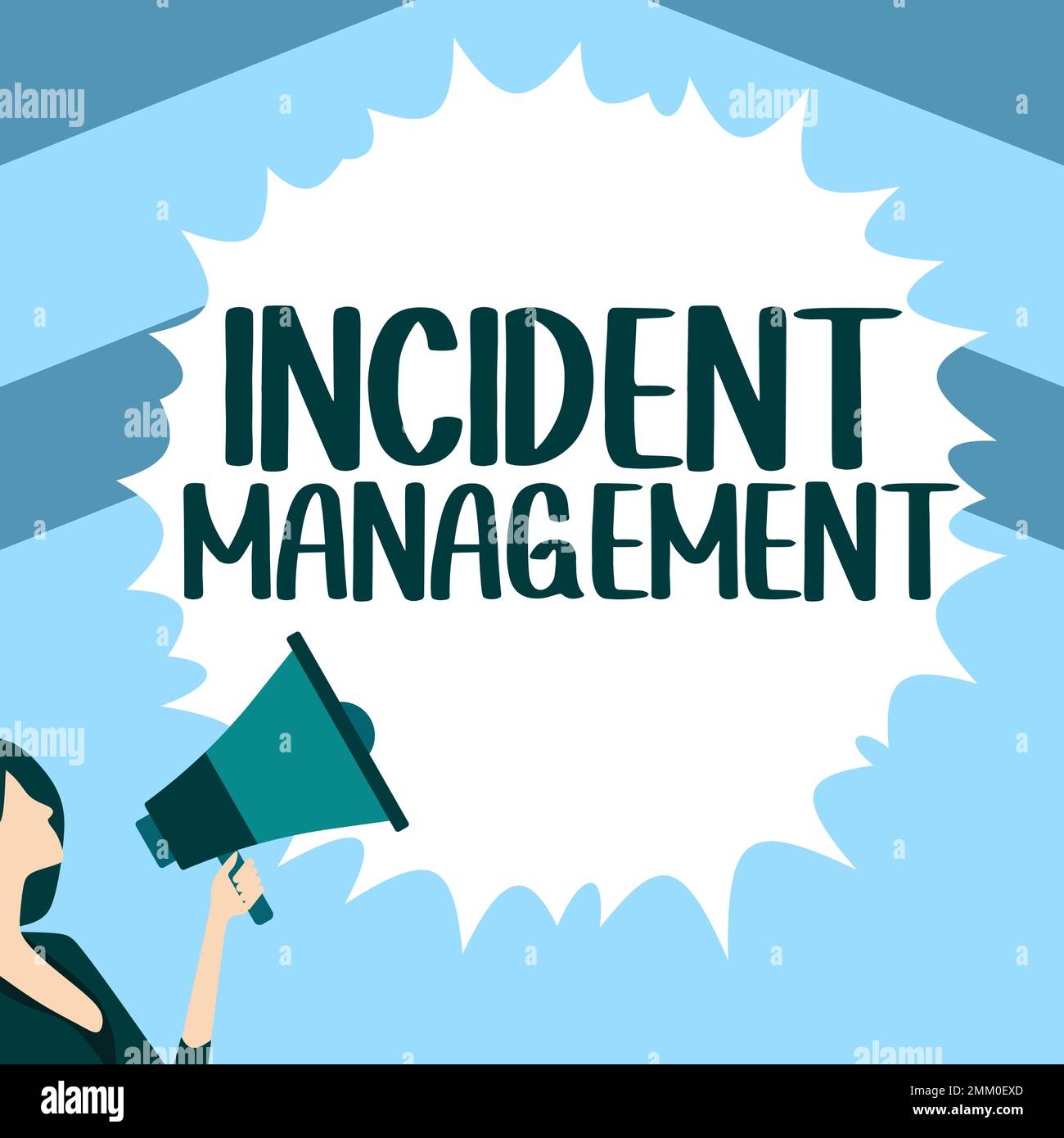 Text sign showing Incident Management. Concept meaning Process to ...