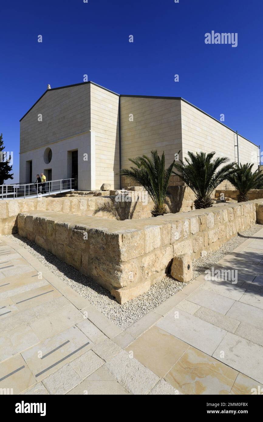 The Moses Memorial Church, Mount Nebo, Madaba Governorate, Jordan ...