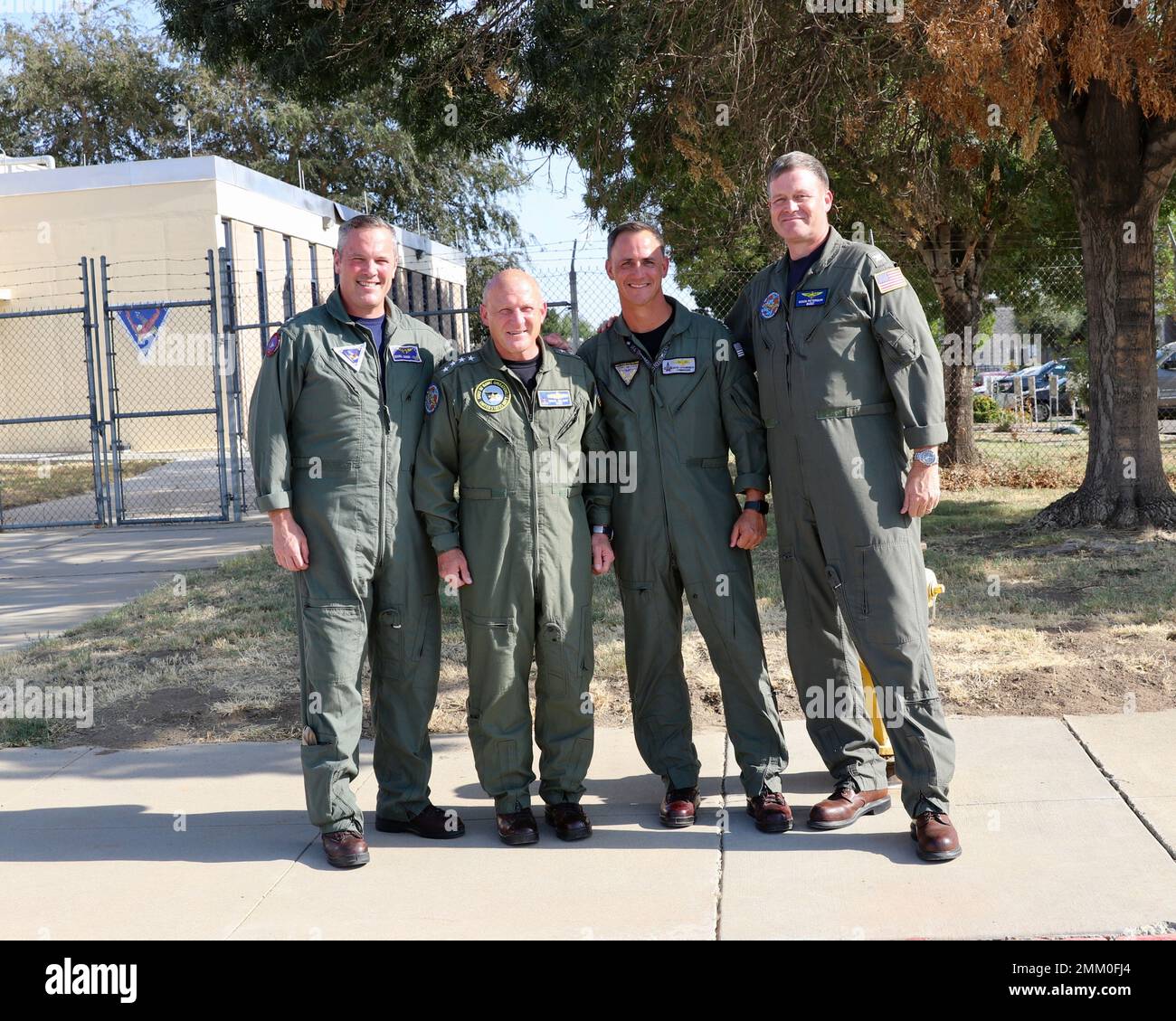 (left-right) Commander, Strike Fighter Wing Pacific Commodore CAPT ...