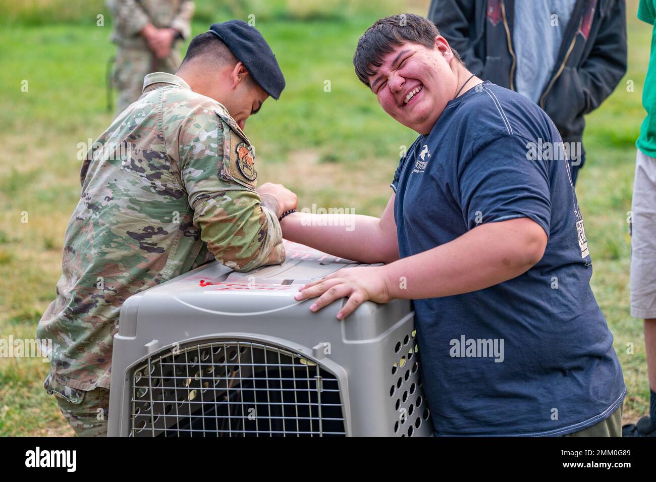 A 341st Security Forces Squadron Airman wins an arm-wrestling ...