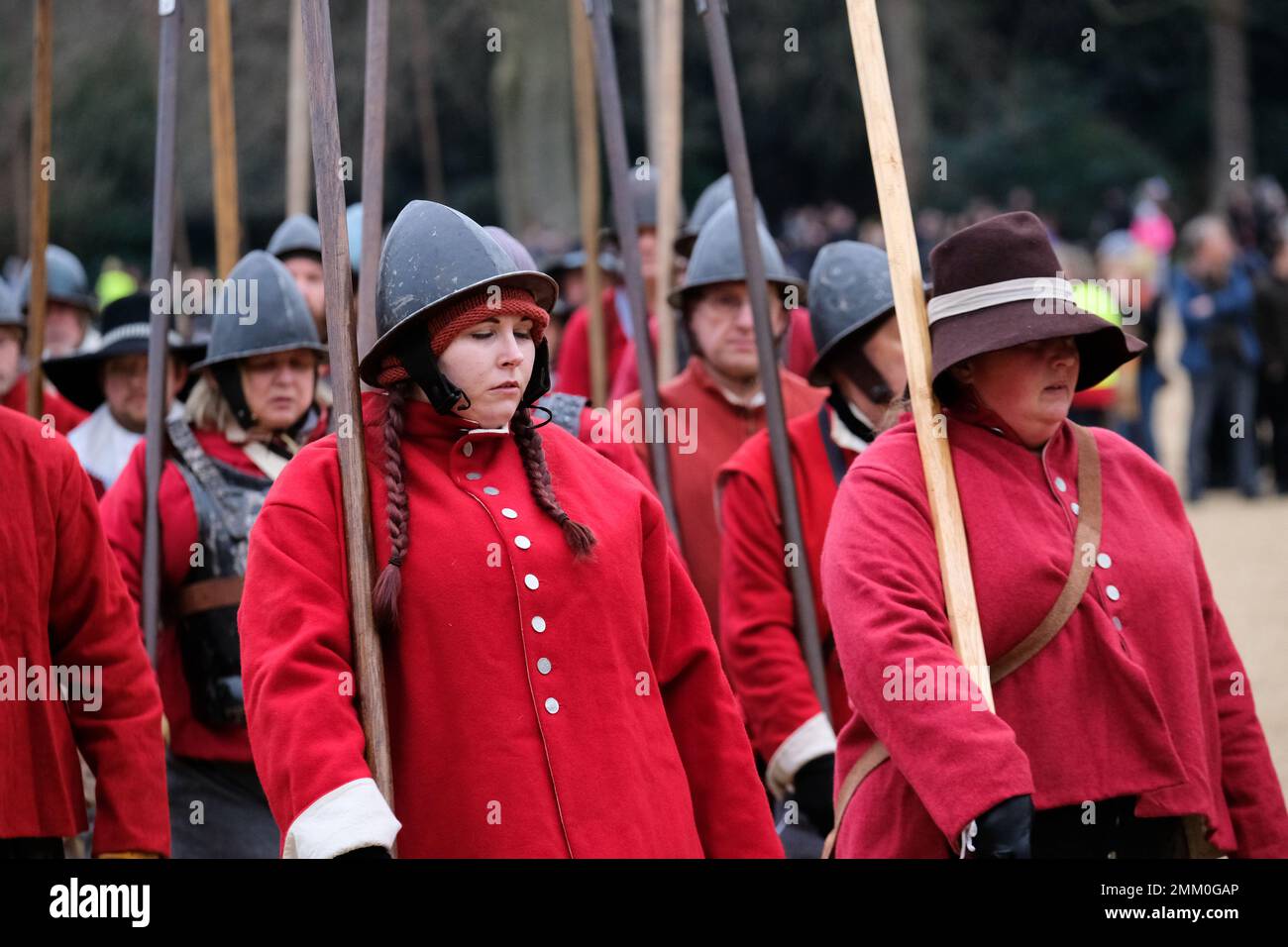 London, UK. 29th Jan 2023. The King's Army, the royalist section of the ...