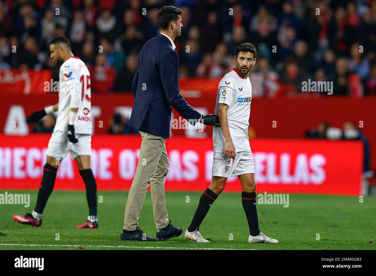Jesus Navas of Sevilla FC during the La Liga match between Sevilla FC ...