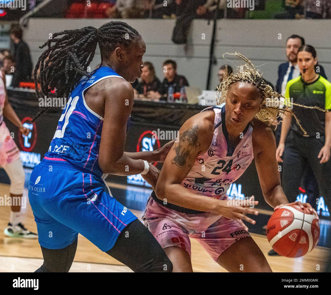 Montreux Switzerland, 01/29/2023: Courtney Range of BCF Elfic Fribourg ...