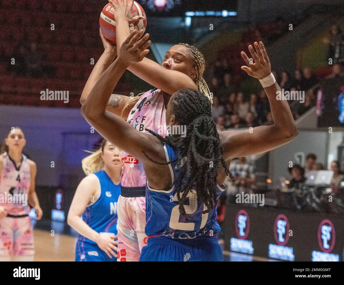 Montreux Switzerland, 01/29/2023: Courtney Range of BCF Elfic Fribourg ...