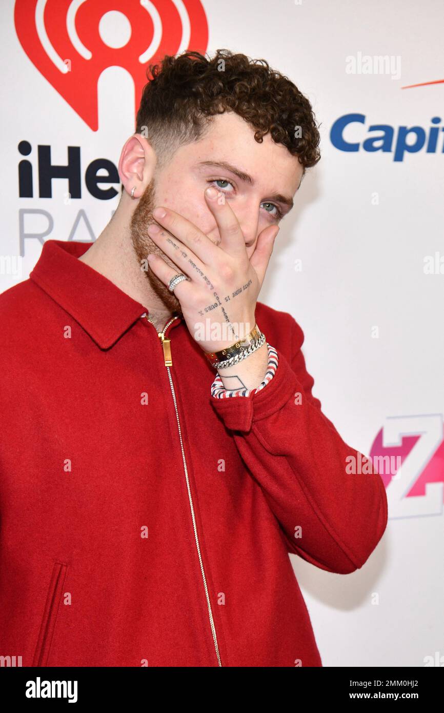 Bazzi attends Z100's iHeartRadio Jingle Ball at Madison Square Garden ...