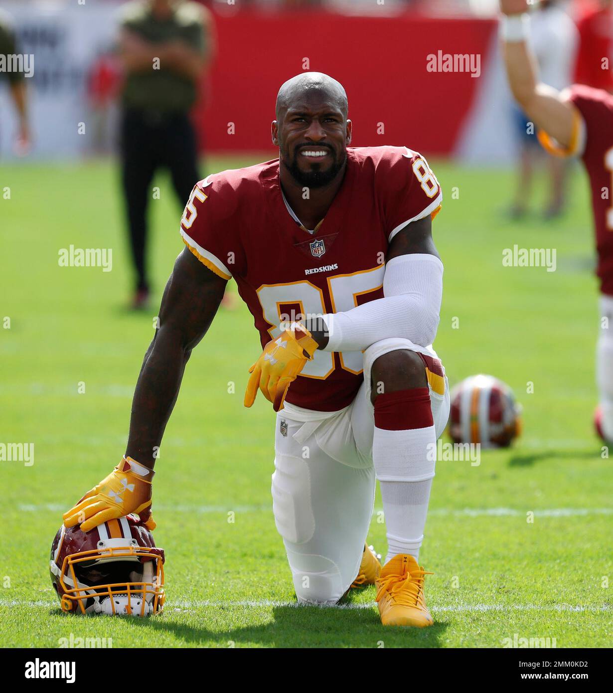 FILE - In this Nov. 11, 2018, file photo, Washington Redskins tight end ...