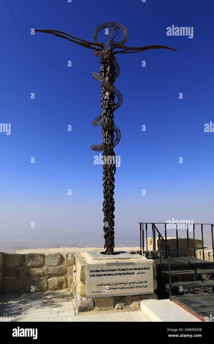 Serpentine cross brazen serpent monument hi-res stock photography and ...