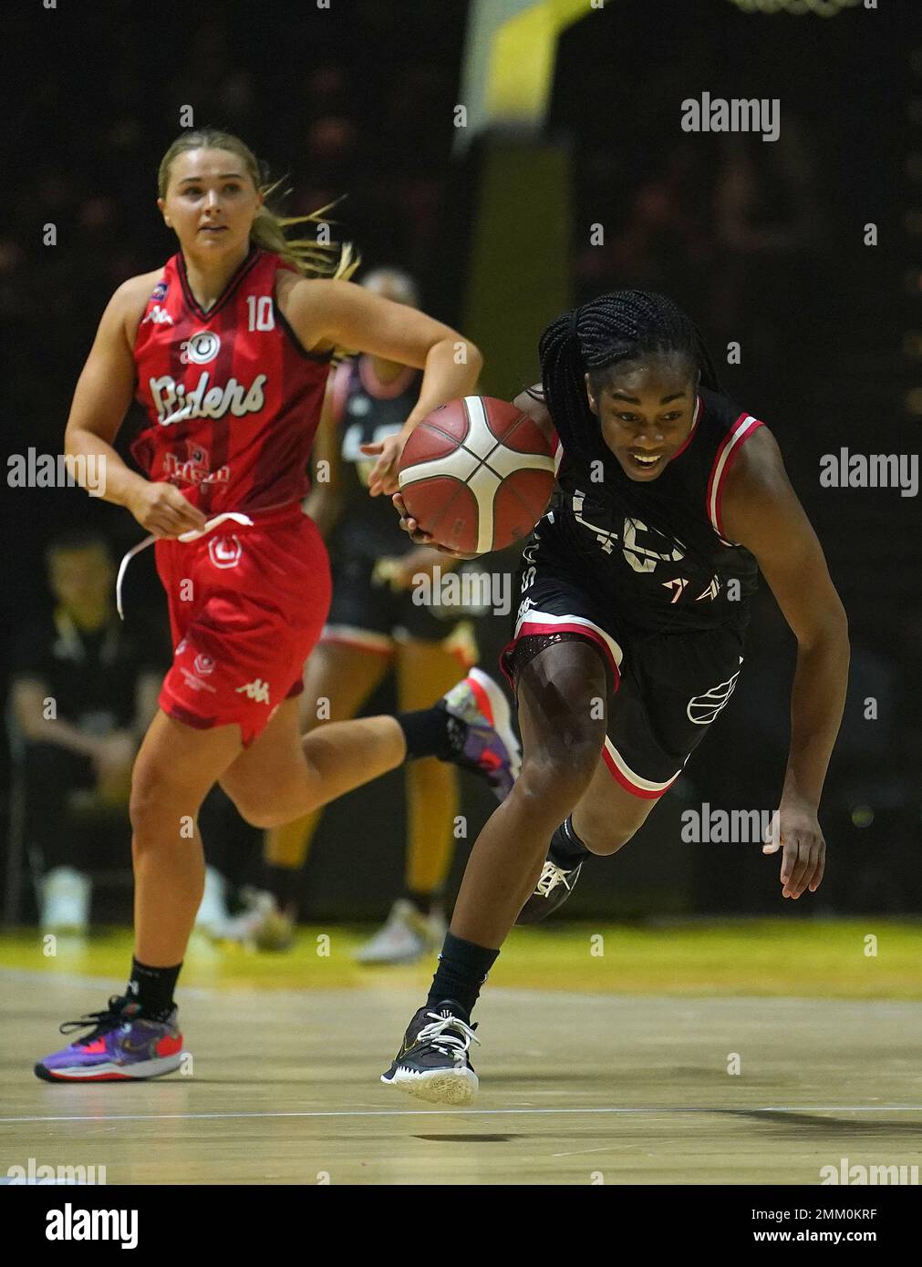 London Lions' Taylor Murray breaks away after stealing the ball from ...