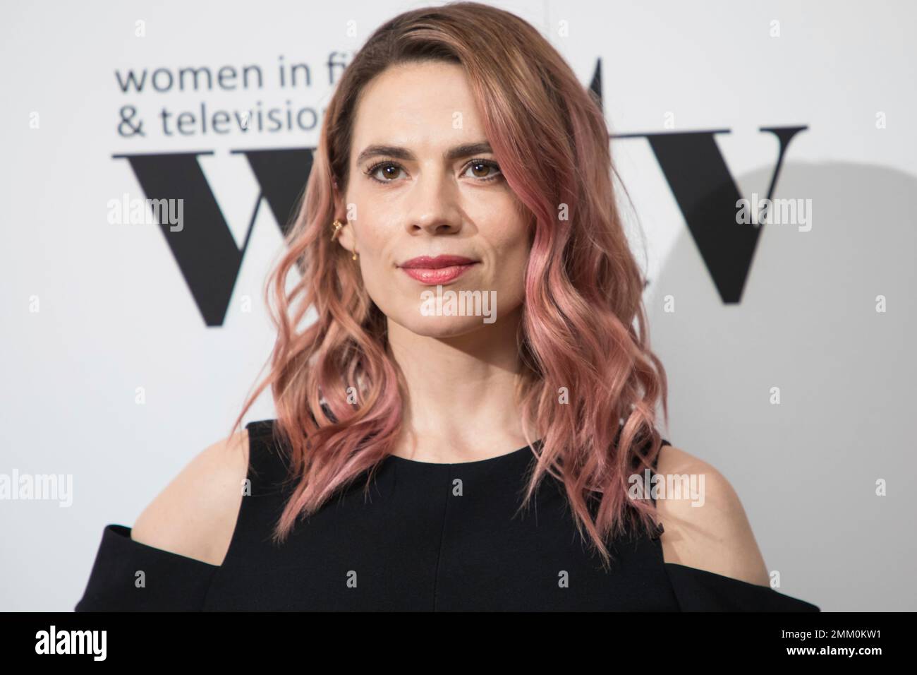 Actress Hayley Atwell poses for photographers upon arrival at the Women ...