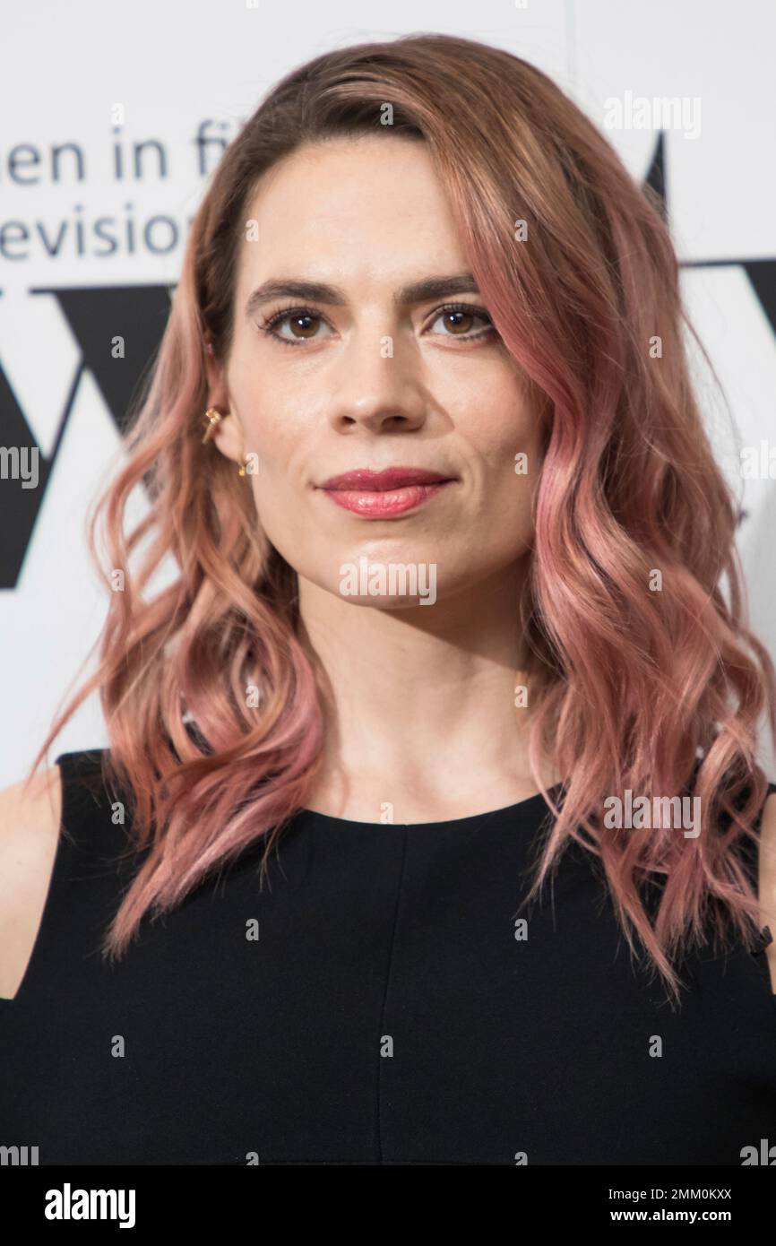 Actress Hayley Atwell poses for photographers upon arrival at the Women ...