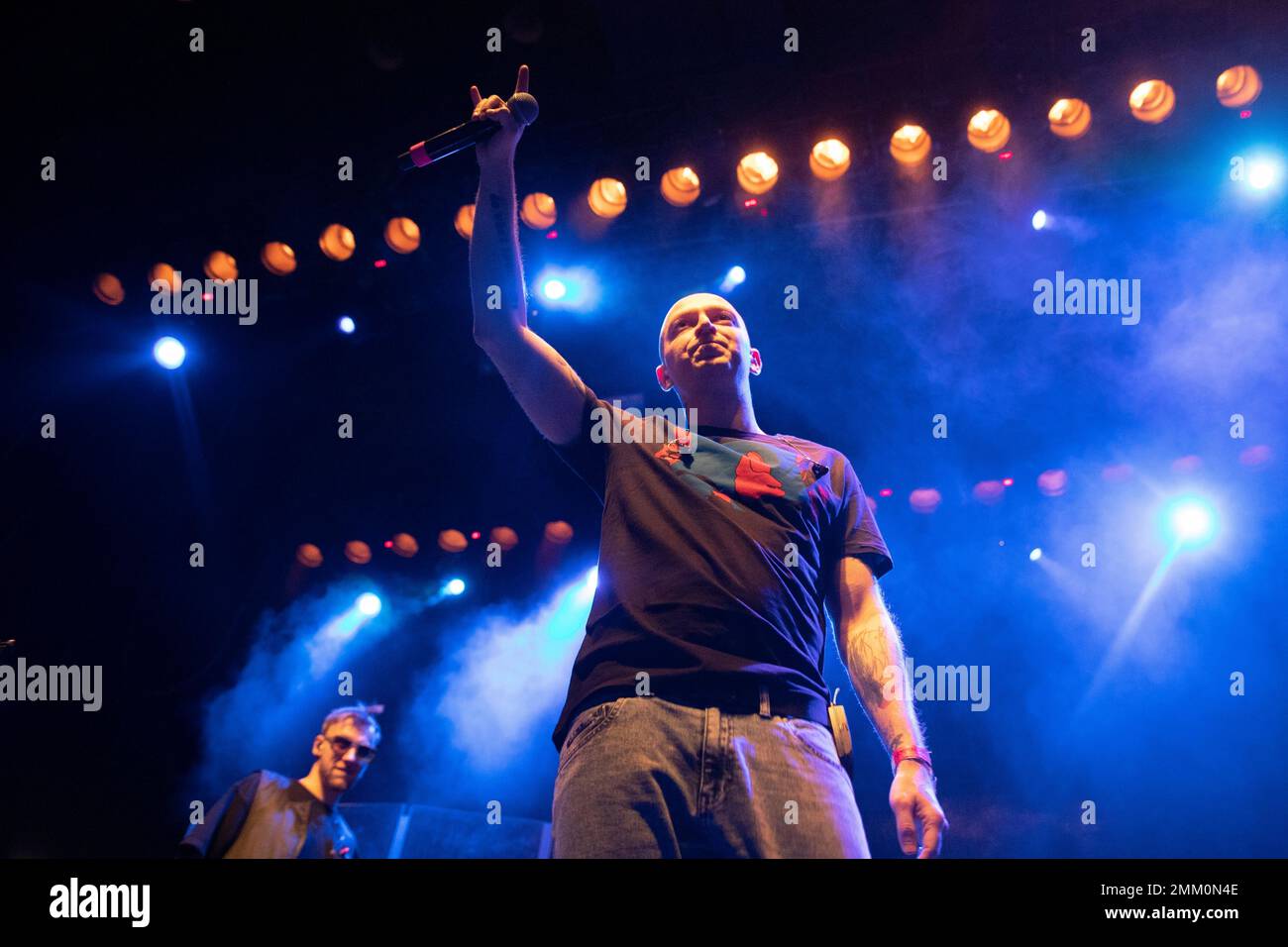 In this photo taken on Monday, Dec. 26, 2018, Russian rapper Oxxxymiron ...