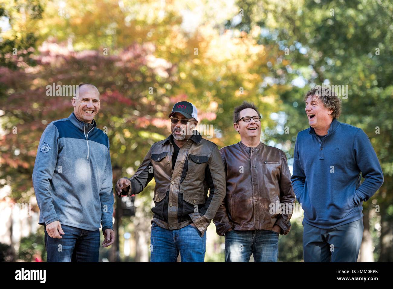 In this Nov. 16, 2018 photo, Jim Sonefeld, from left, Darius Rucker ...