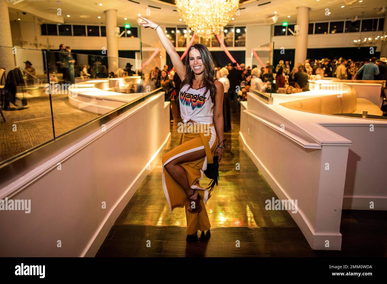 IMAGE DISTRIBUTED FOR WRANGLER - Whitney Knowles poses for photos at ...